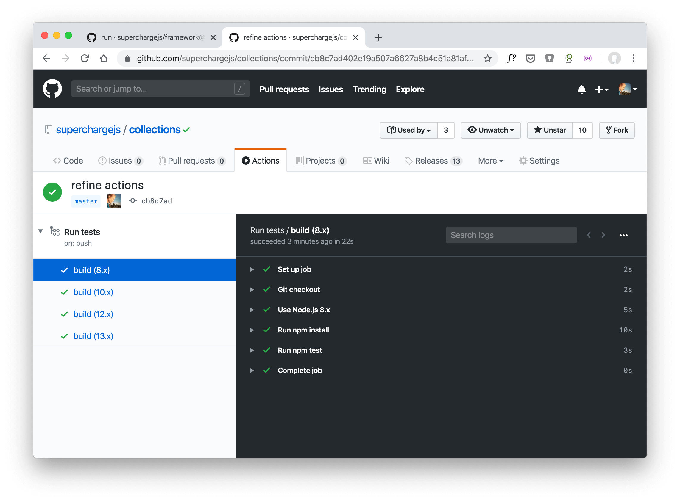GitHub Actions Getting Started With Node js