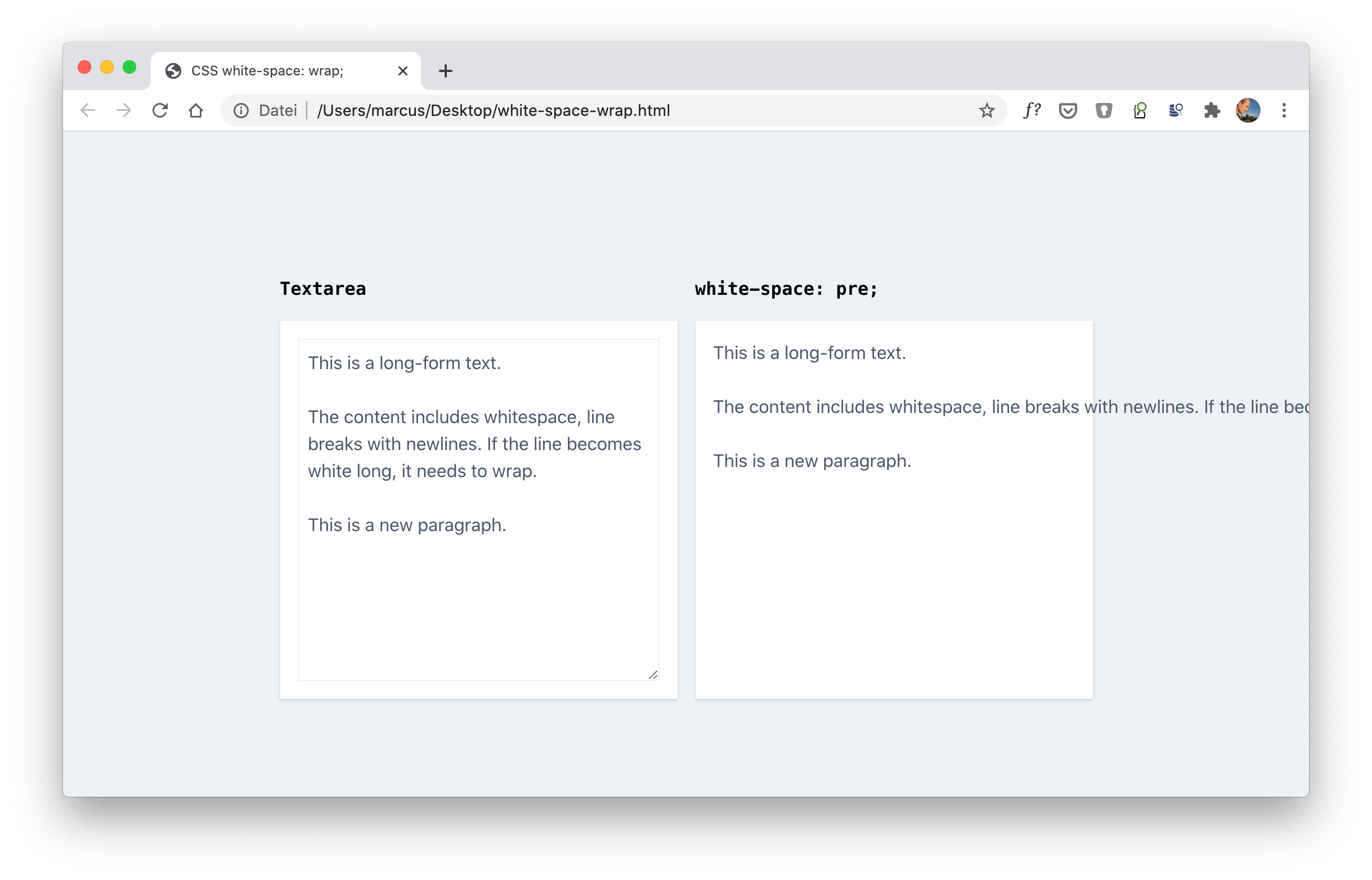 How To Preserve Newlines Line Breaks And Whitespace In An HTML String